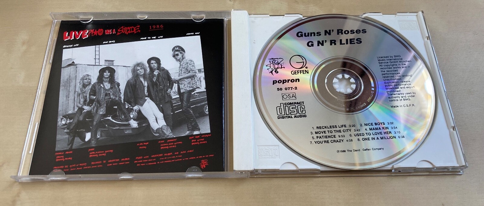 Guns N' Roses_Live ?!*@ Like a Suicide _CD_Popron (Czech Edition) | eBay