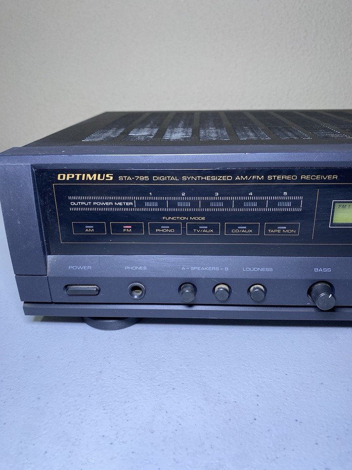 Optimus Digital Synthesized AM/FM Stereo Receiver~STA-795 | eBay
