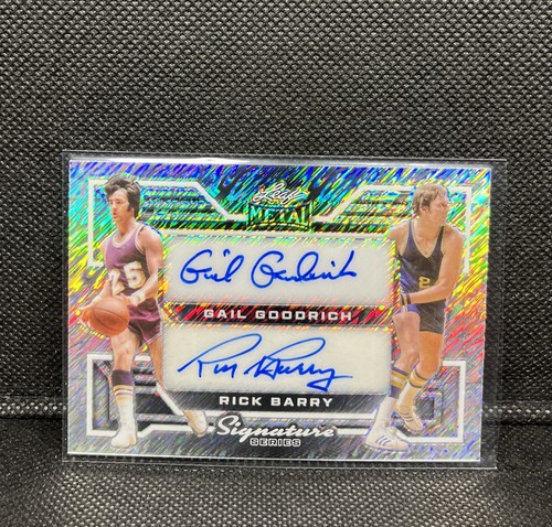 2024 LEAF Signature Series Dual Autograph Gail Goodrich and Rick Barry ...