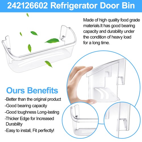 UPGRADED 242126602 Refrigerator Bottom Door Shelf Replacement For ...
