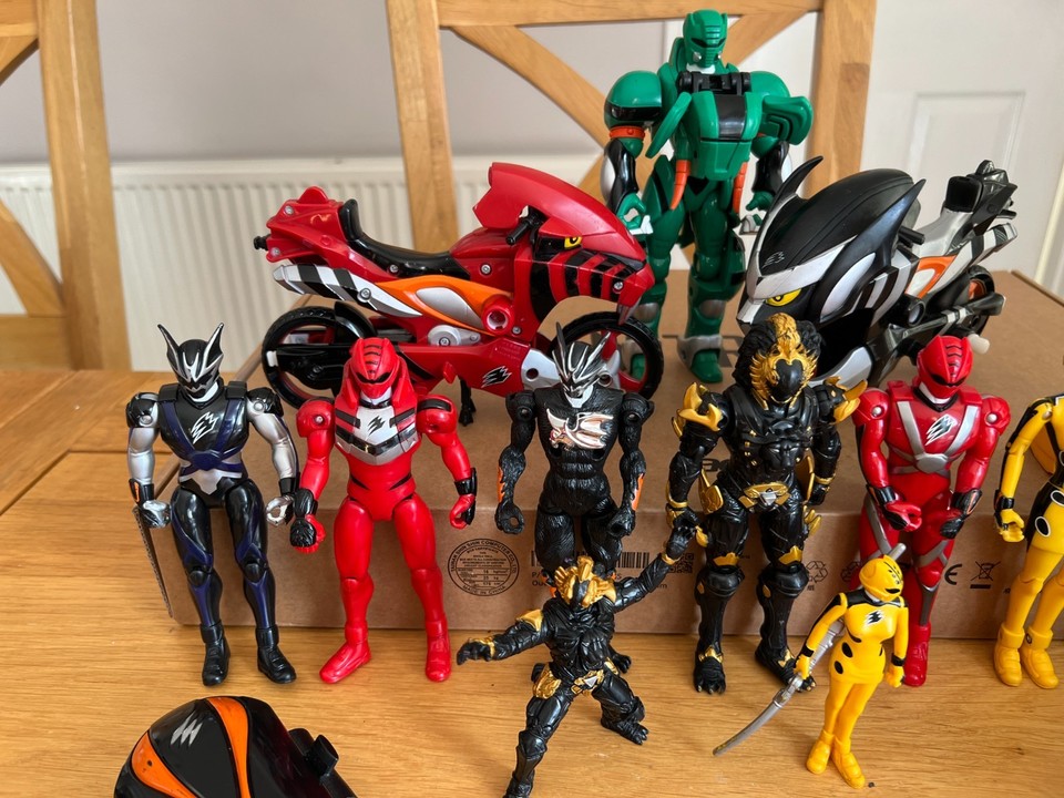 Huge Power Rangers Jungle Fury Bundle Full team includes Deluxe ...