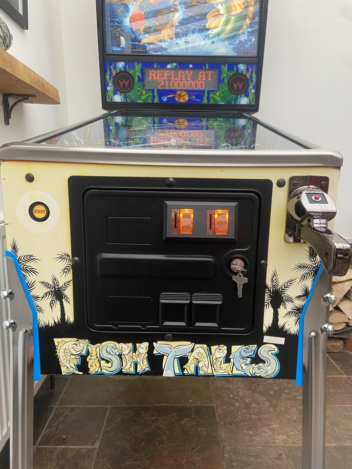 Retro Williams 1992 Fish Tales Pin Ball Machine | eBay UK