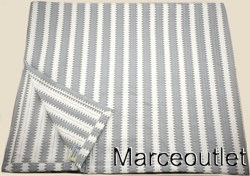 Matouk Schumacher Apollo Stripe Matelasse FULL / QUEEN Coverlet Dove | eBay