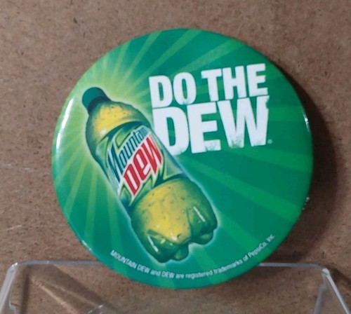 Do the Dew Mountain Dew 3'' Button Pin VIntage 1990s | eBay