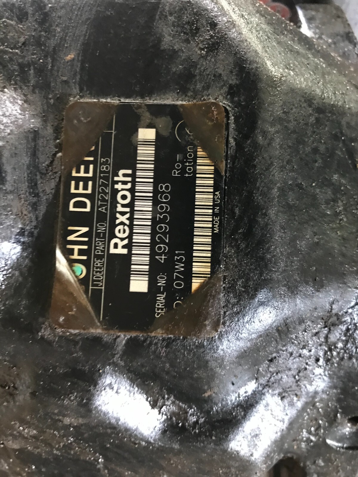 John Deere 850 hydraulic pump | eBay