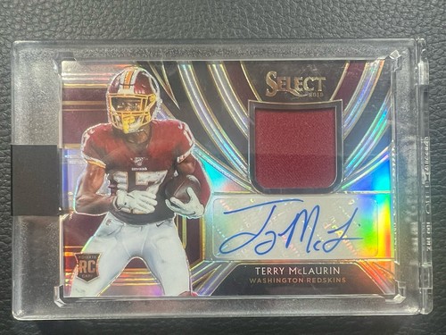 TERRY MCLAURIN 2019 SELECT RPA ROOKIE PATCH SILVER RC AUTO /199 | eBay