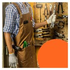 Men's Apron Thick Canvas Apron Carpenter Electrician Garden Work Dress ...