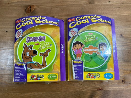 Fisher-Price Computer Cool School Software Scooby Doo & Dora The ...