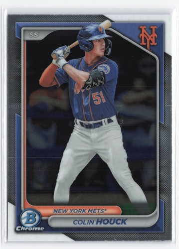 2024 Topps Bowman Chrome Colin Houck #BCP-123 Base Mets | eBay