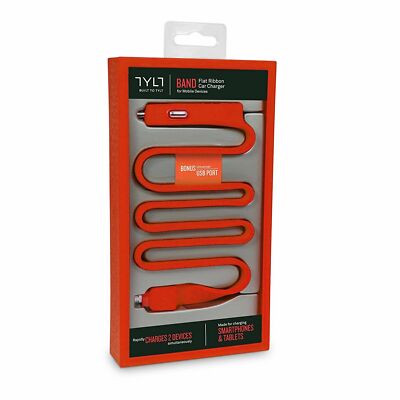 Micro USB Car Charger with additional USB Port Dual Charging TYLT BAND ...
