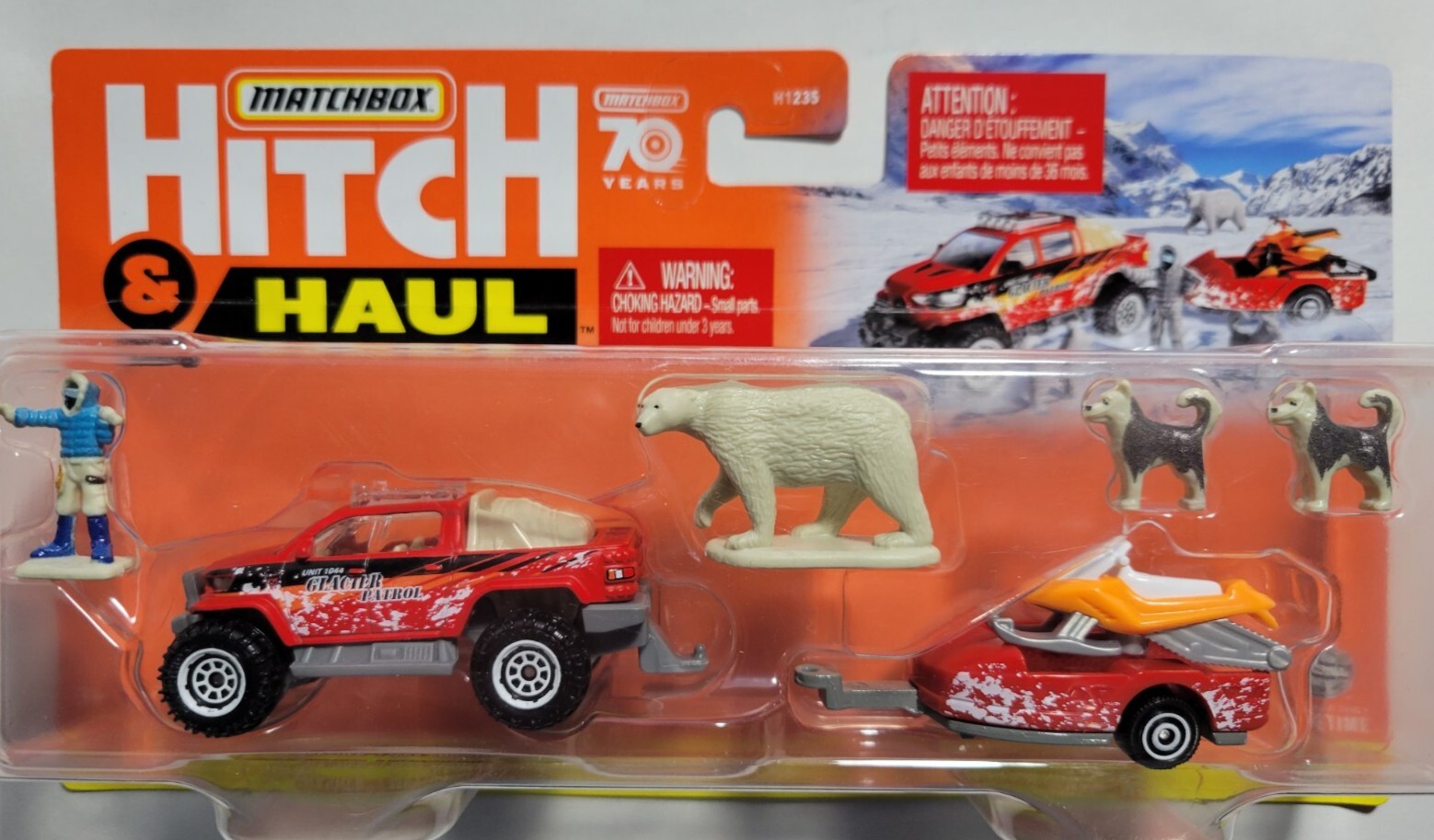 2023 Matchbox ~ Hitch & Haul ~ Arctic Adventure ~ Snow Thrasher ...
