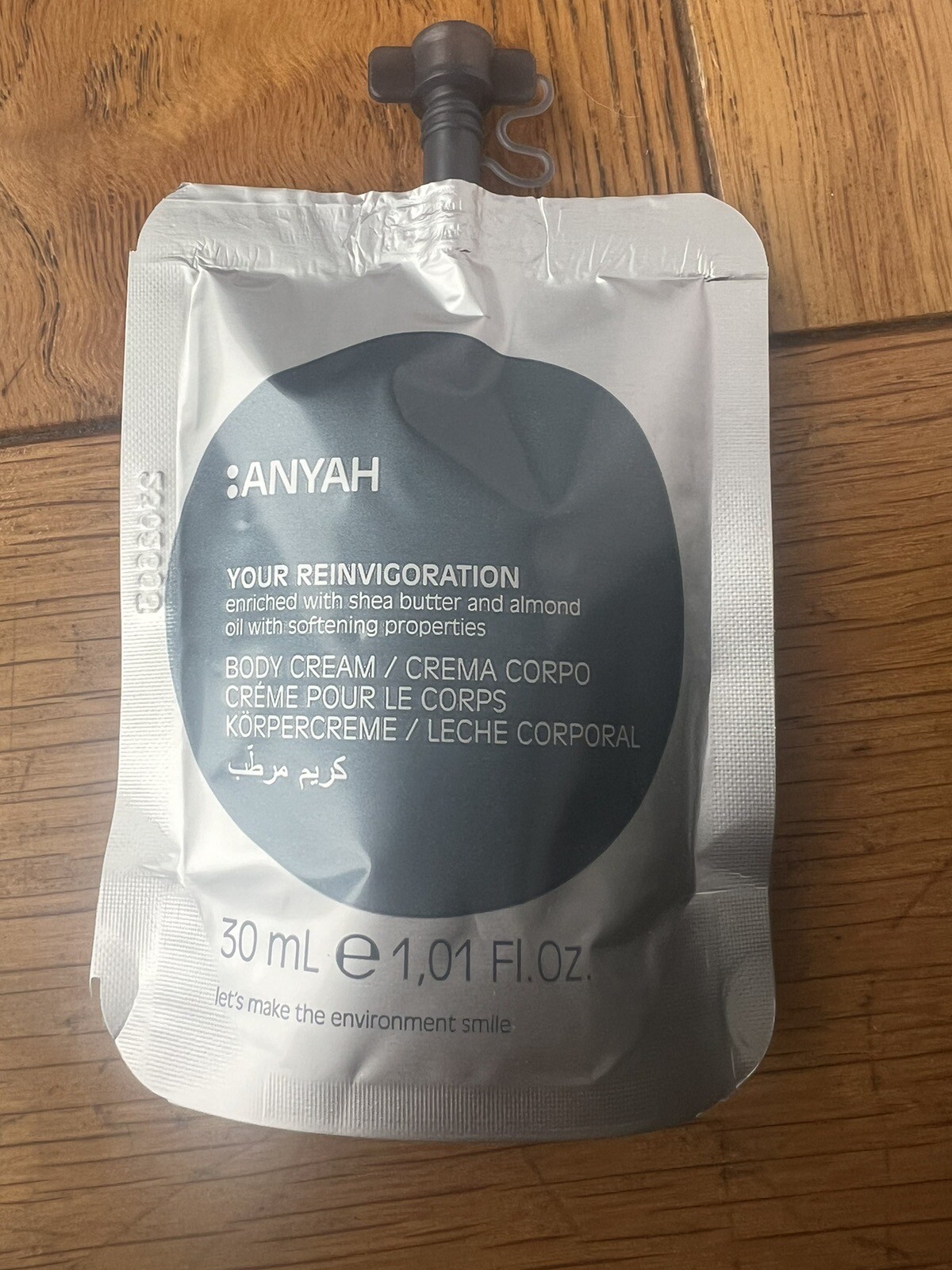 Anyah Eco Spa “Your Reinvigoration” Body Cream Shea Butter/Almond Oil ...