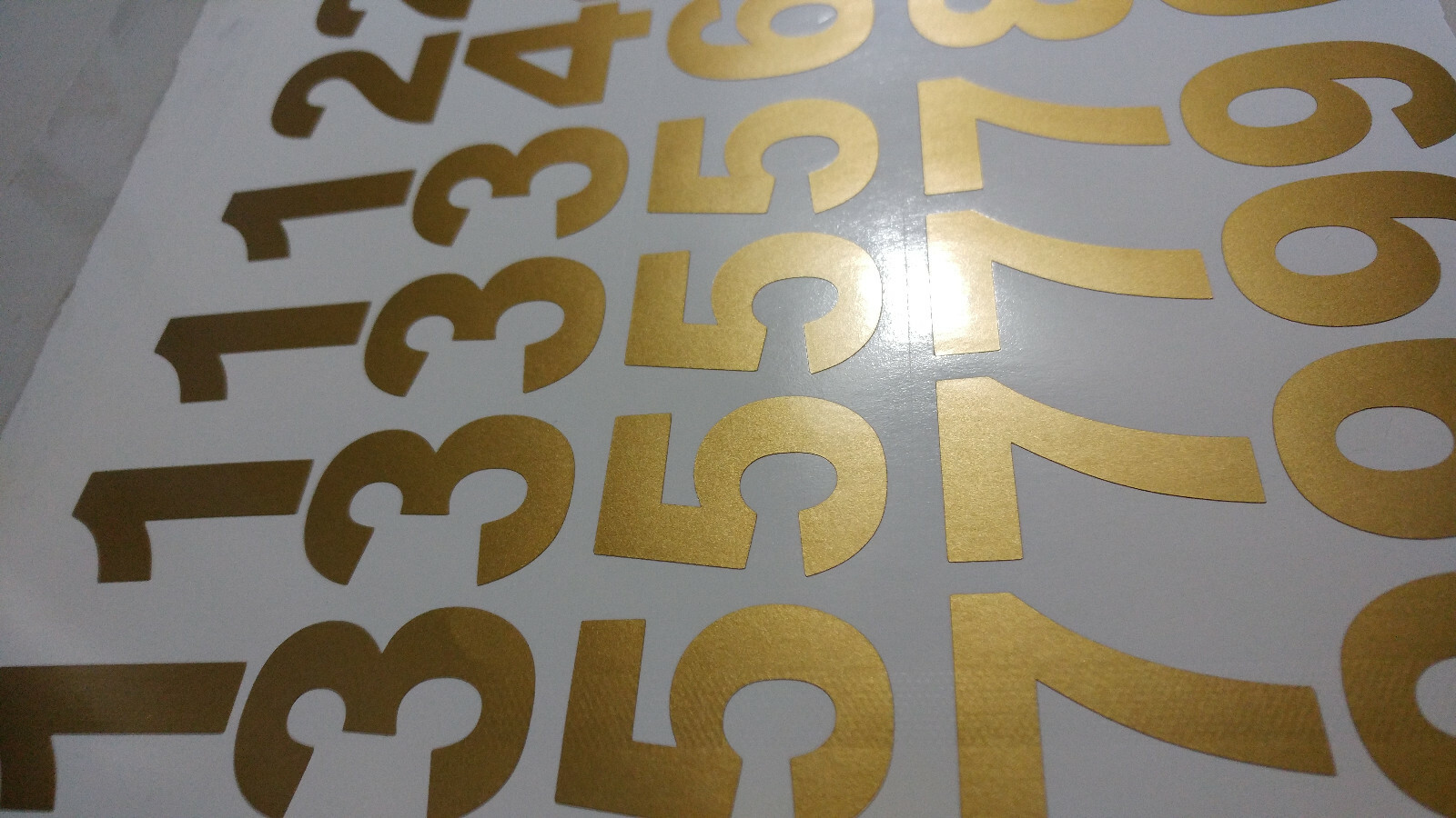 Set Of 4 Vinyl MailBox, toolbox,lockers 1.75" Decals Stickers - 40 ...