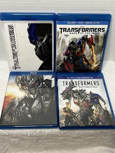Transformers Blu-Ray Lot/4 Titles/READ Mark Wahlberg Megan Fox Shia ...
