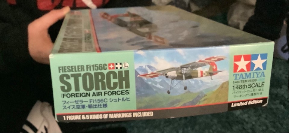 1:48 Tamiya Fieseler Fi 156C Storch model kit | eBay