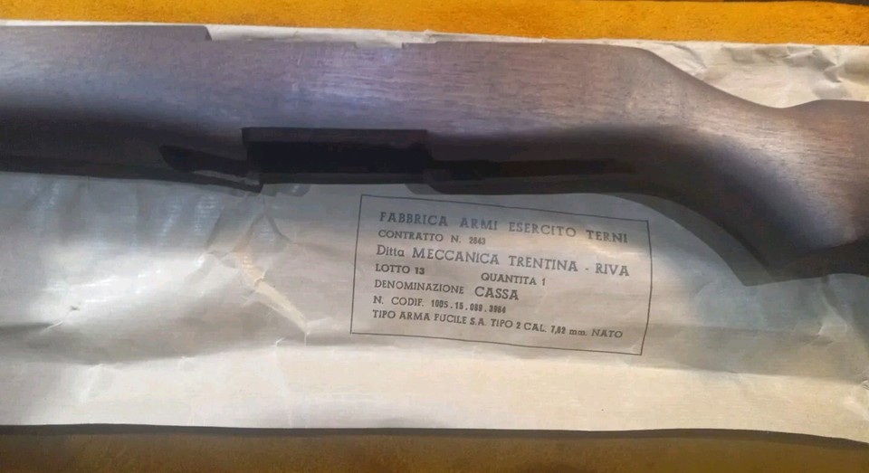 BM59E Stock Fabrica Armi Esercito Terni Meccanica Trentina M1 Garand ...