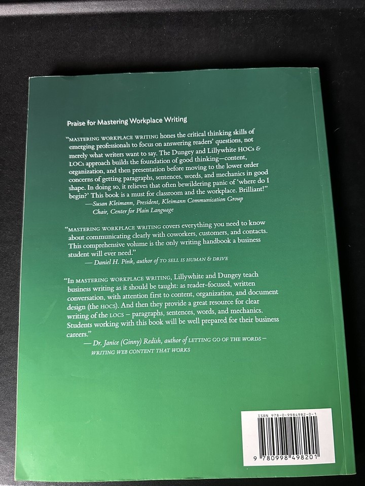 Mastering Workplace Writing (Second Edition): Developing the critical ...