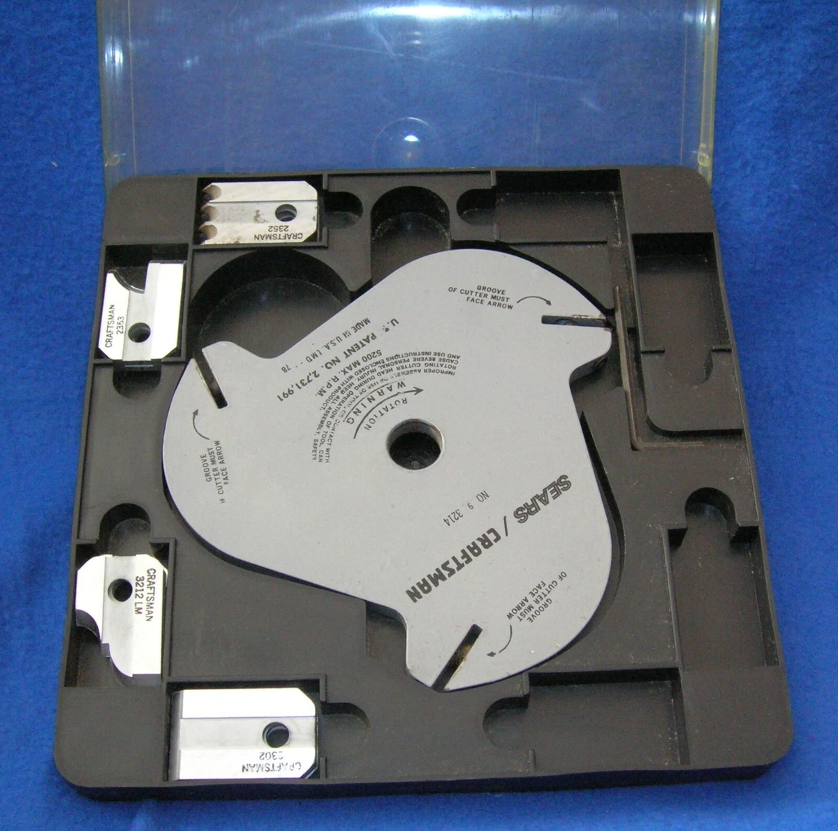 Vintage Craftsman Triple-Cutter Molding Head Set W/18, 47% OFF