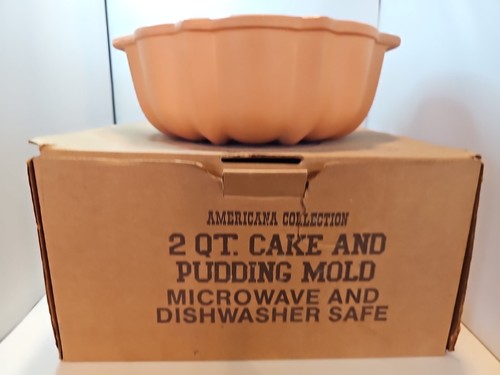 Americana Collections Brique ware Bundt Pan Terracotta 2 QT Cake ...