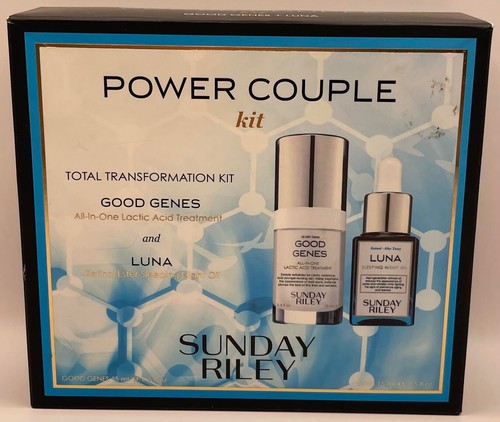 Sunday Riley Power Couple Kit: Good Genes + Luna 2 x 15 mL/0.5 fl oz | eBay