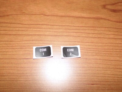 Aircraft COM1 & COM2 Decal | eBay