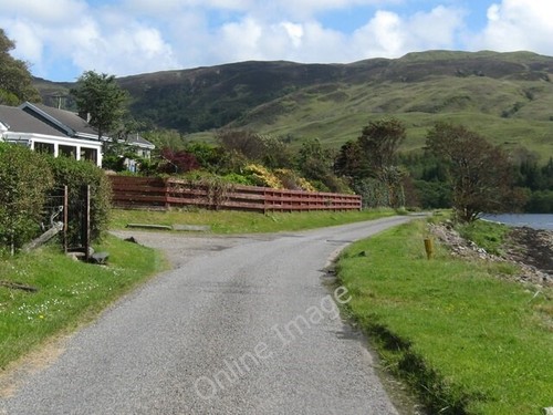Photo 6x4 Road heading along the banks of Loch na Cille Kilmelford ...