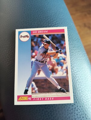 SID BREAM 1992 SCORE #131 FREE SHIPPING | eBay