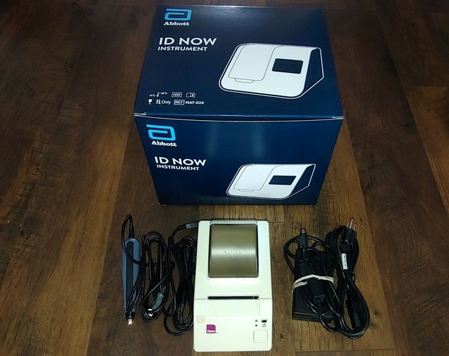 Abbott ID NOW Isothermal Rapid Test Analyzer - White for sale online | eBay
