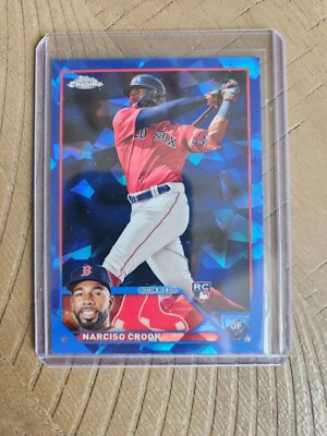 2023 Topps Chrome Sapphire Narciso Crook #USCS186 Rookie Card RC Boston ...