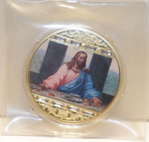 American Mint The Last Supper Coin Collection Jesus w/ COA Jumbo 70mm ...