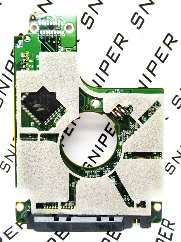 PCB - Western Digital 250GB WD2500BEVT-75A23T0 SATA 2061-771672-F04 AD ...