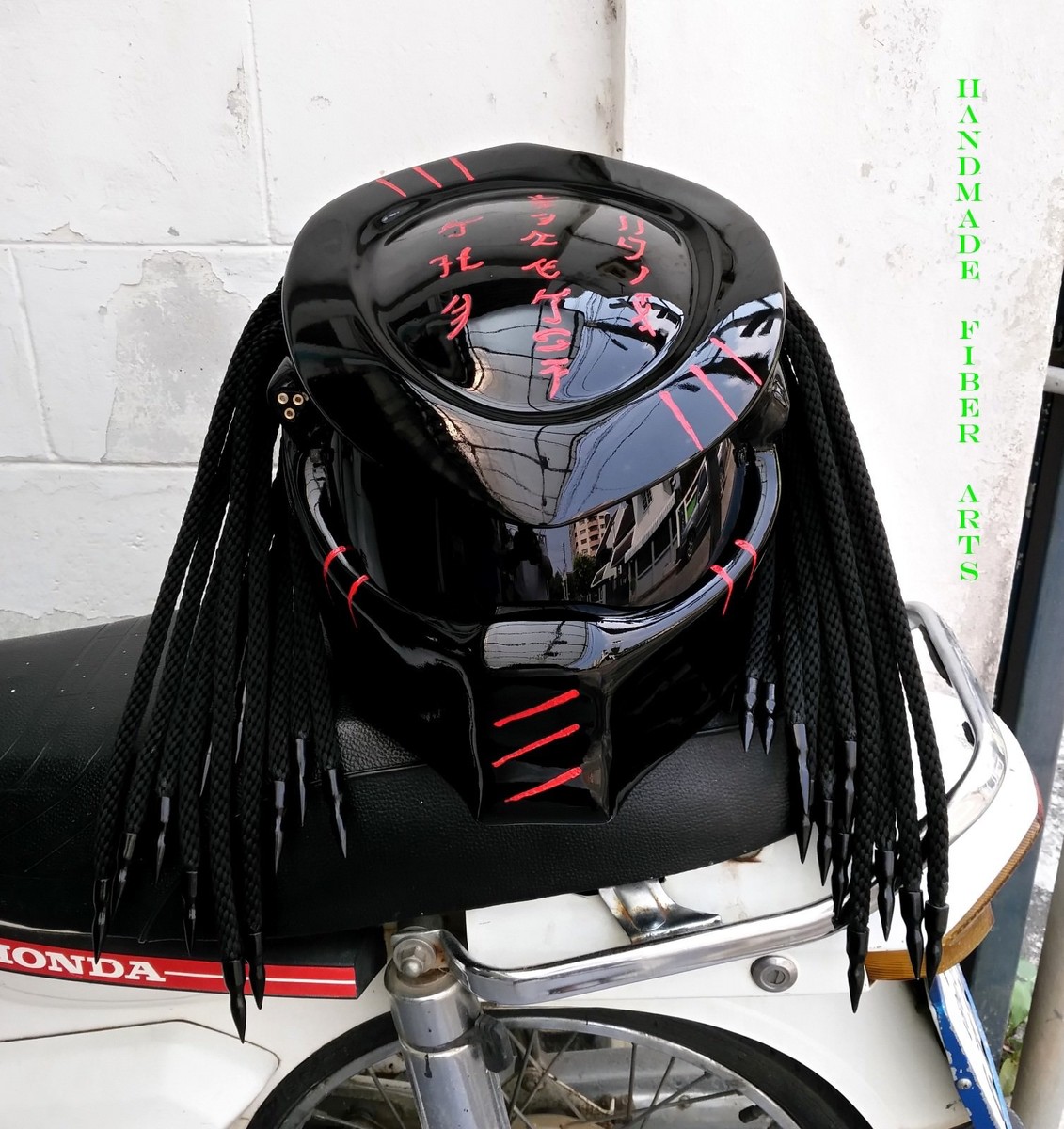Predator Motorcycle New Predator Motorcycle Helmet Full Black Gloss