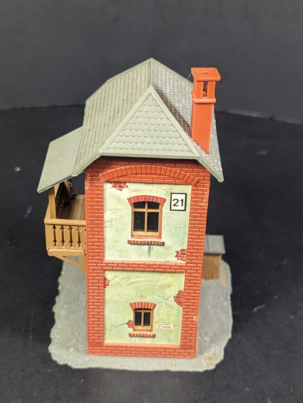 Vintage POLA H0 Scale Railway Control Tower Building 1:87 - ASSEMBLED ...