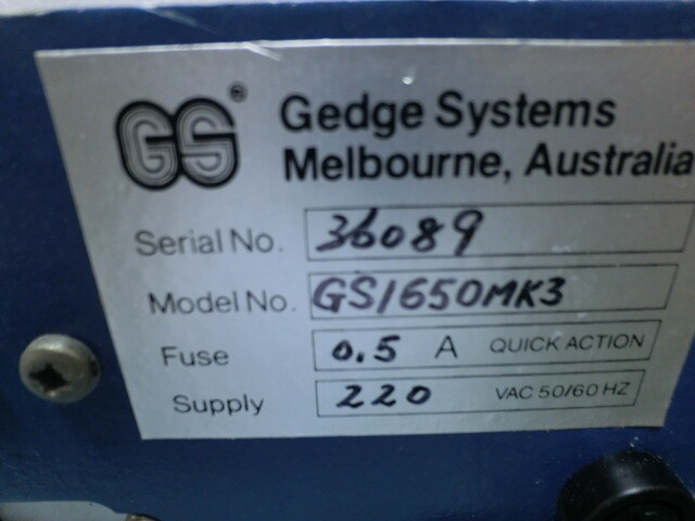Gedge Systems GS1650mk3 digital Weight indocator,220Vac,used+93424 | eBay