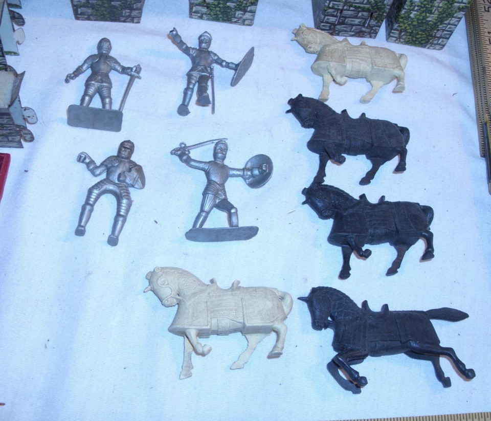 MARX MEDIEVAL CASTLE FORT PLAY SET 1950s BOXED! | eBay