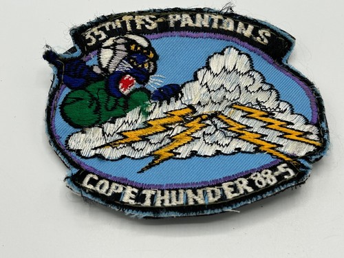 USAF 35th Tactical Fighter Squadron Pantons Cope Thunder 88-5 Patch | eBay