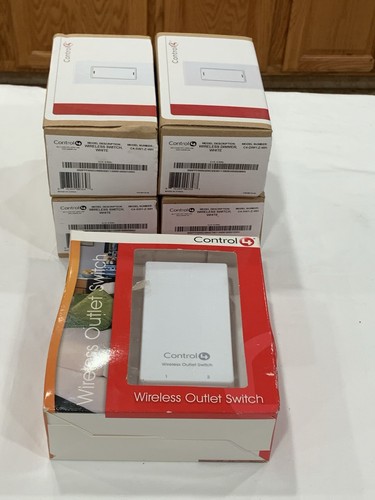 Control4 Wireless Lot C4-SW1-Z-WH Switch, C4-Dim1-Z-WH & Outlet Switch ...