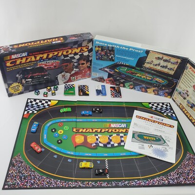 NASCAR Champions Board Game By Milton Bradley - Believed To Be COMPLETE ...