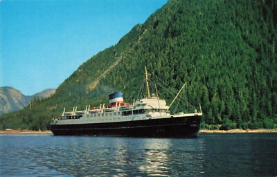 Postcard SS Prince George Near Ocean Falls BC Canada | eBay