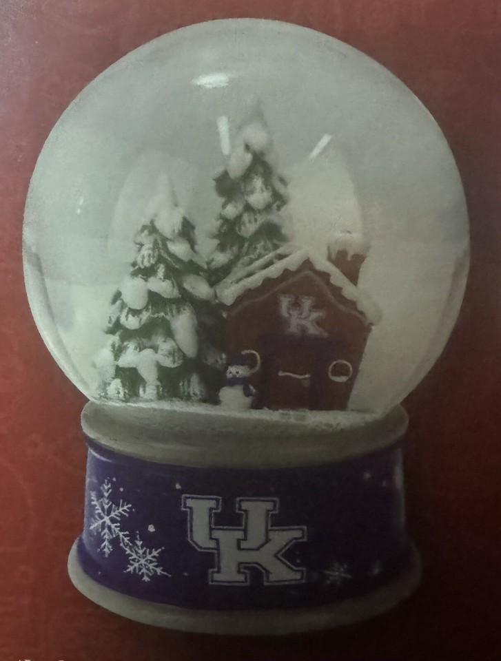 University Of Kentucky Wildcats Snowglobe Snowman Christmas FOCO | eBay
