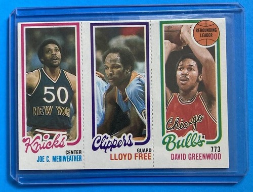 1980-81 Topps - World B. Free, Dave Greenwood, Joe Meriweather #42-218 ...