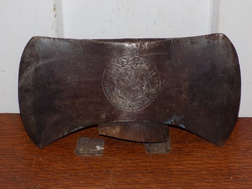 Vintage Cayuga Barker Rose & Kimball Large Logo Double Bit Axe Head | eBay