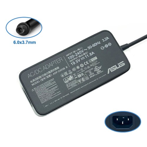 19.5V 11.8A 6.0x3.7mm Adapter Charger For Asus ROG Strix G15 G512 ...