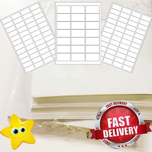 LABELS - SELF ADHESIVE STICKY A4 ADDRESS LABELS INKJET LASER COPIER ...