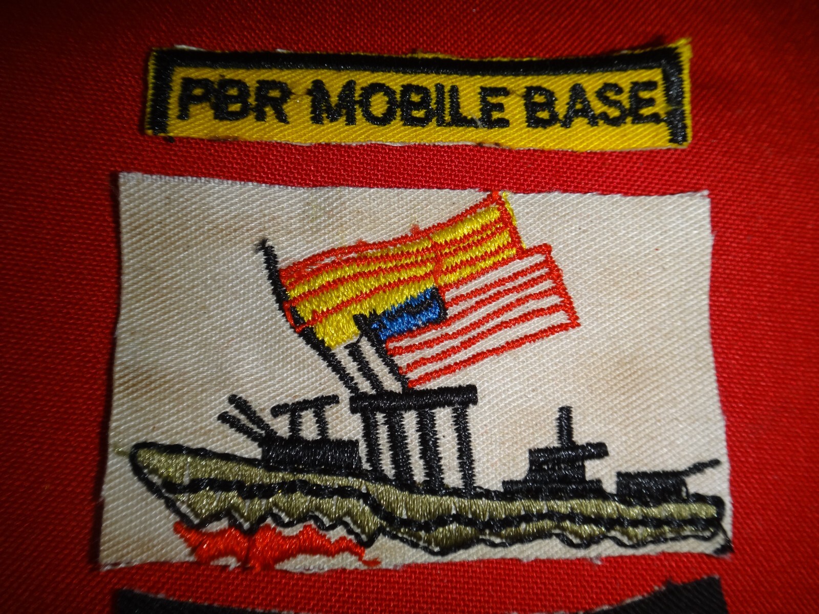 3 Vietnam War Patches: PBR MOBILE BASE + NAVY PATROL SHIP + THE FINEST ...