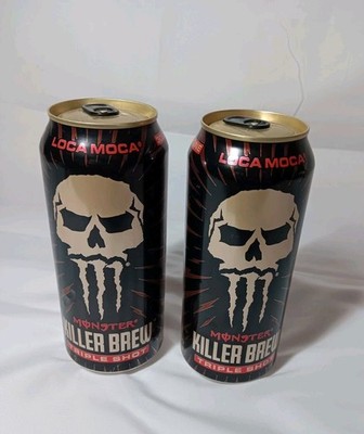 Monster Coffee Energy Loca Moca Killer Brew Triple Shot 15oz Can Lot of ...