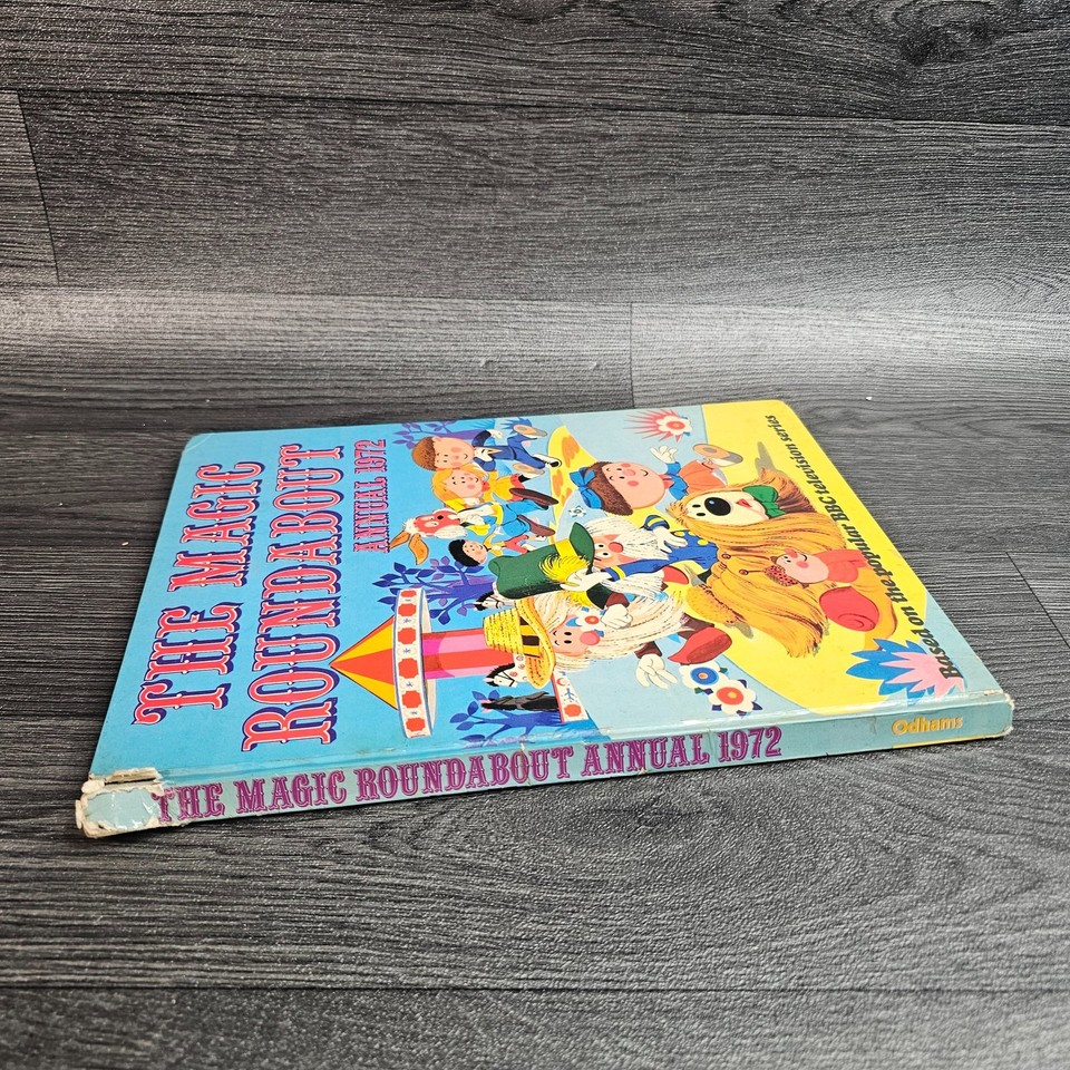 The Magic Roundabout Annual 1972 Vintage Book Based On BBC TV Series ...