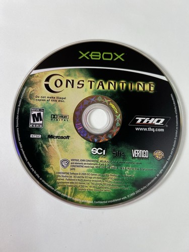 XBOX - Constantine Game Disc | eBay