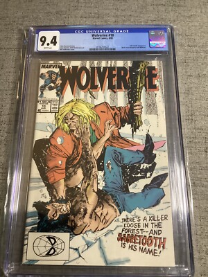 WOLVERINE #10 (1989) CGC 9.4 FIRST Wolverine VS Sabertooth | eBay