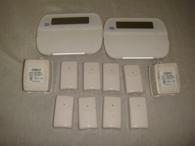 ADT SECURITY KEYPAD WT5500-433 X2, POWER PLUGS, 8X EV-DW4927 SS -L112 ...